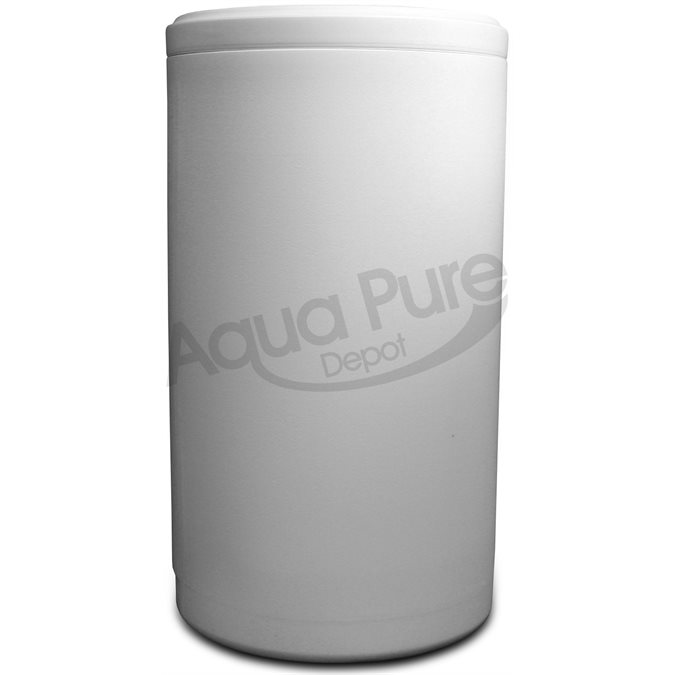 BRINE TANK WHITE 18X33 WITH COVER